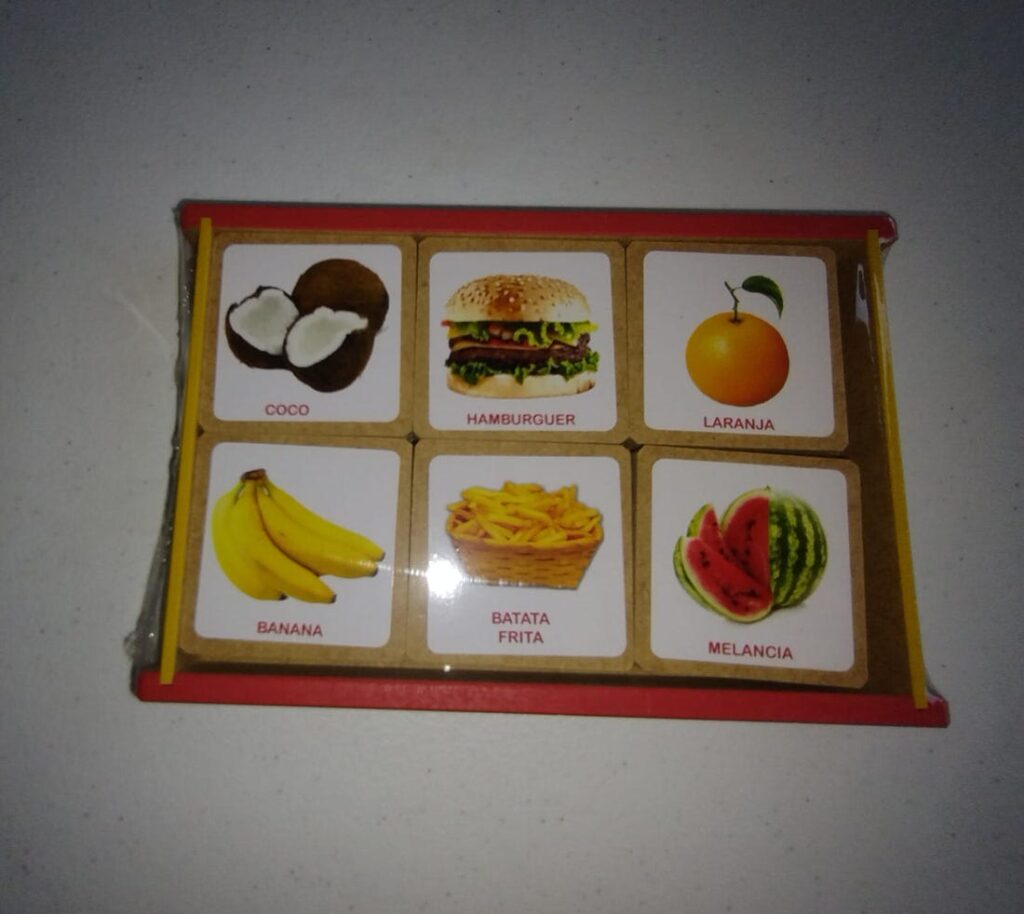 Jogo da mem?ria com alimentos – Bazar do Rema